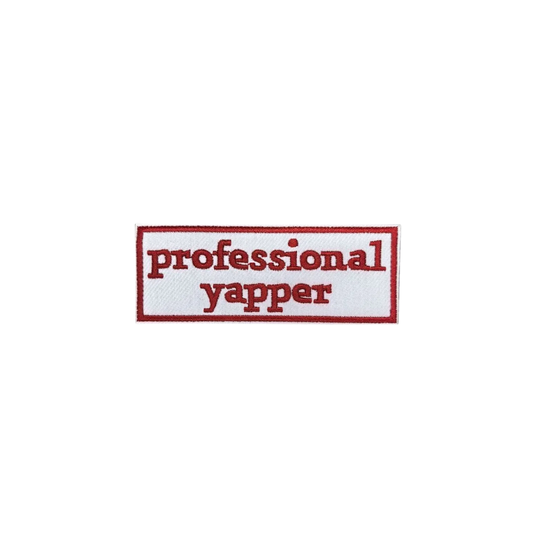 Professional Yapper - Patch – The Charm Bar Company Retail