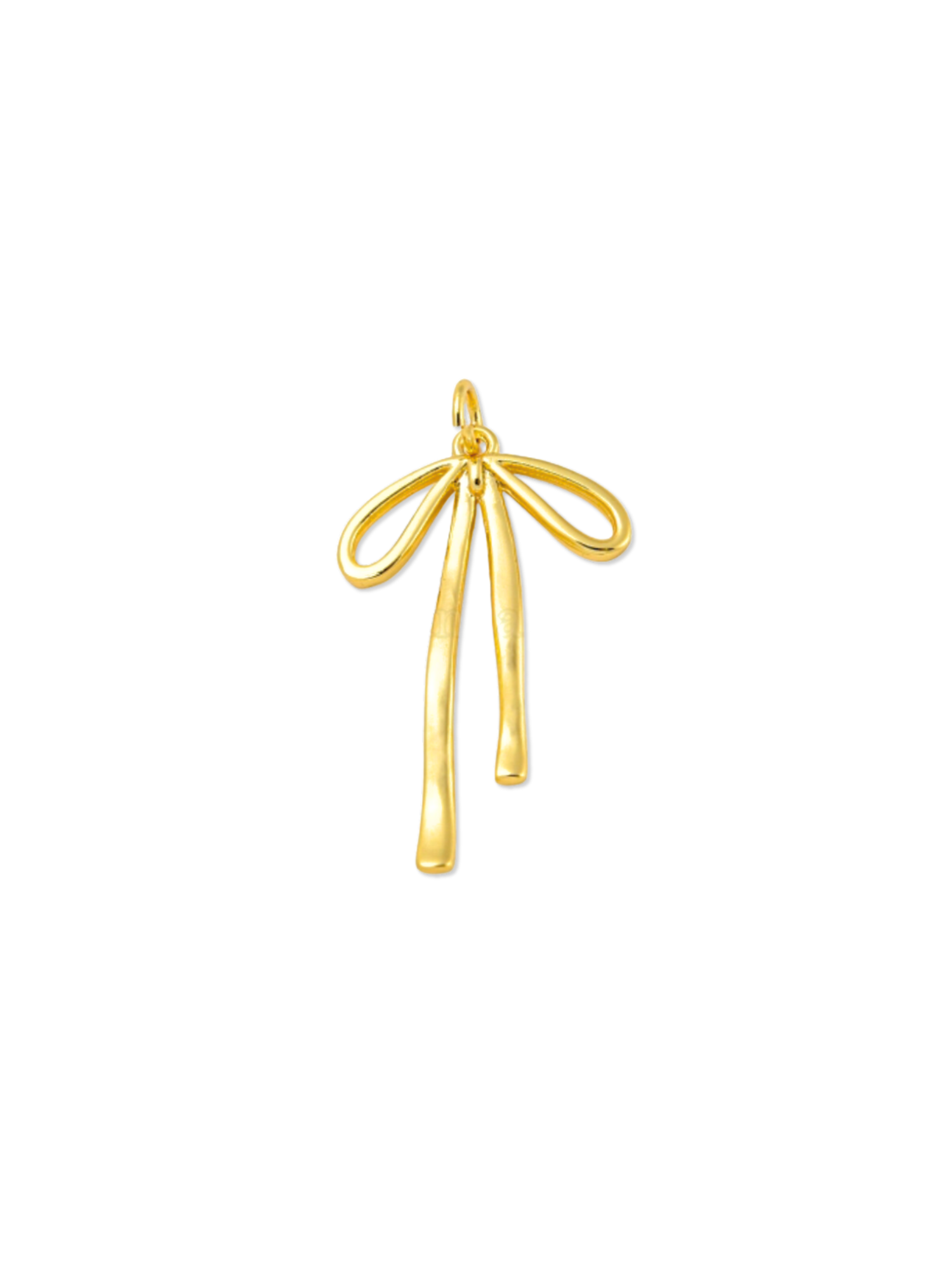 Gold Bow Charm – The Charm Bar Company Retail